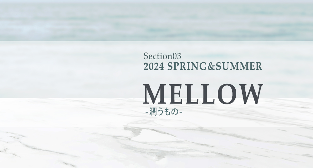 2024 SPRING&SUMMER MELLOW – 瀧定名古屋株式会社 3課
